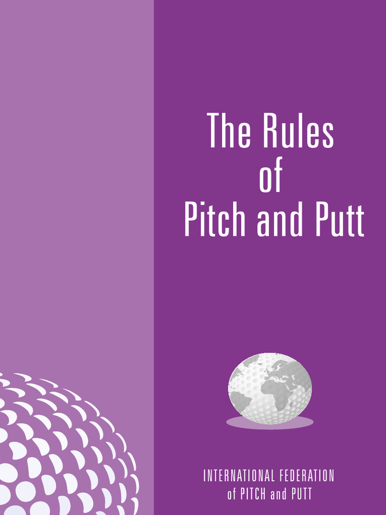 Fippa Rules 2020 | PDF | Golf Course | Ball Games