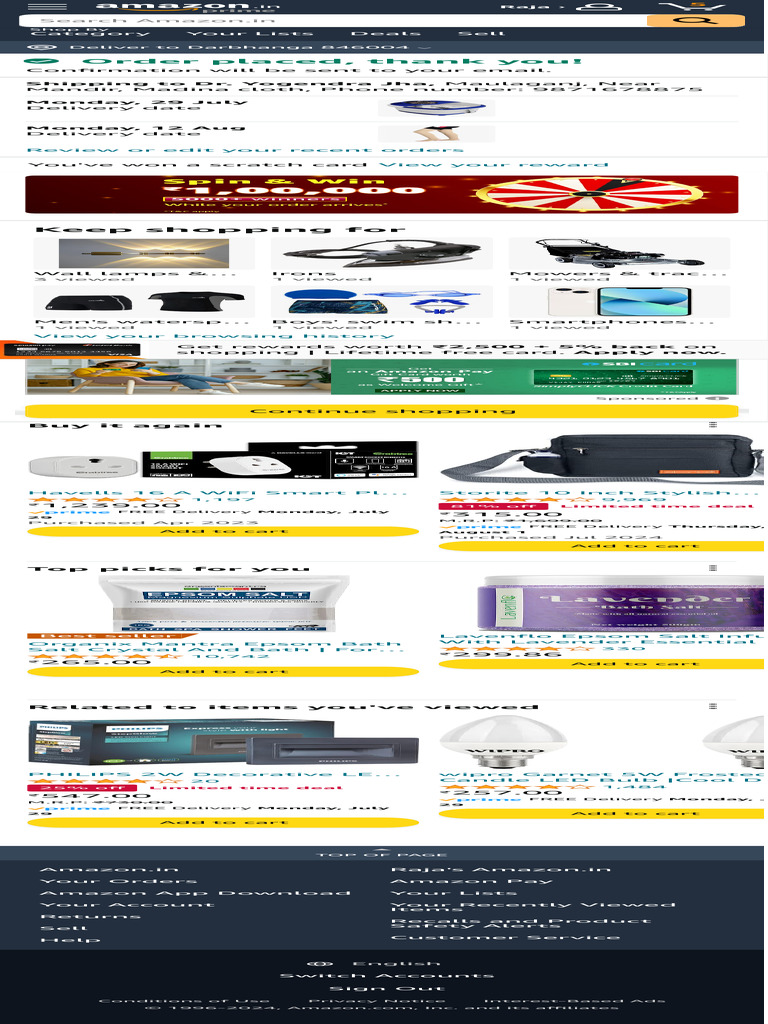 Amazon Thanks You | PDF
