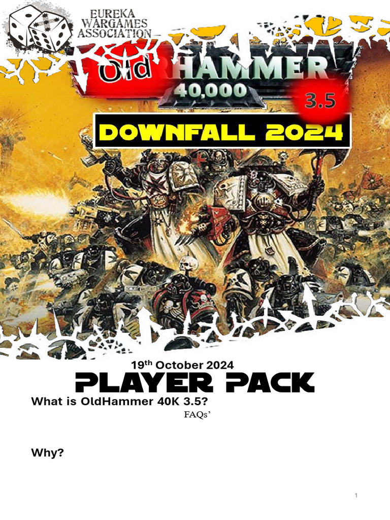 Downfall Player Pack v1.0 | PDF | Gaming