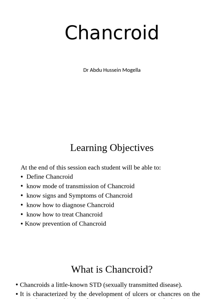 Chancroid | PDF | Epidemiology | Causes Of Death