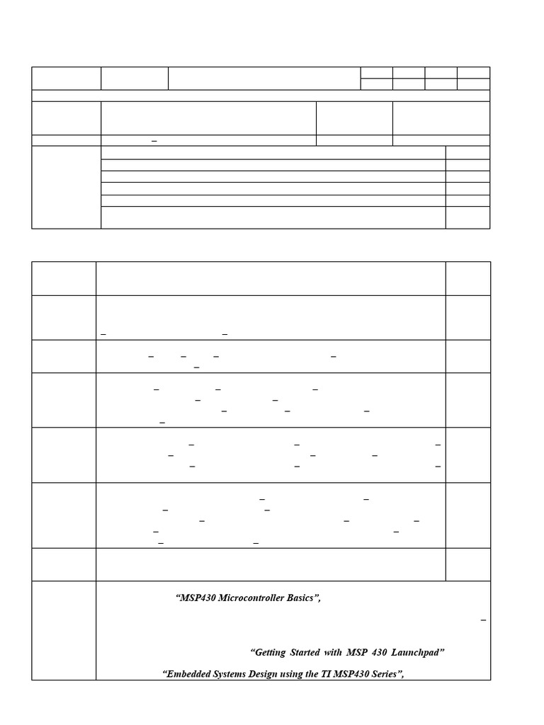 Advanced Microcontroller Syllabus | PDF | Microcontroller | Computer Science