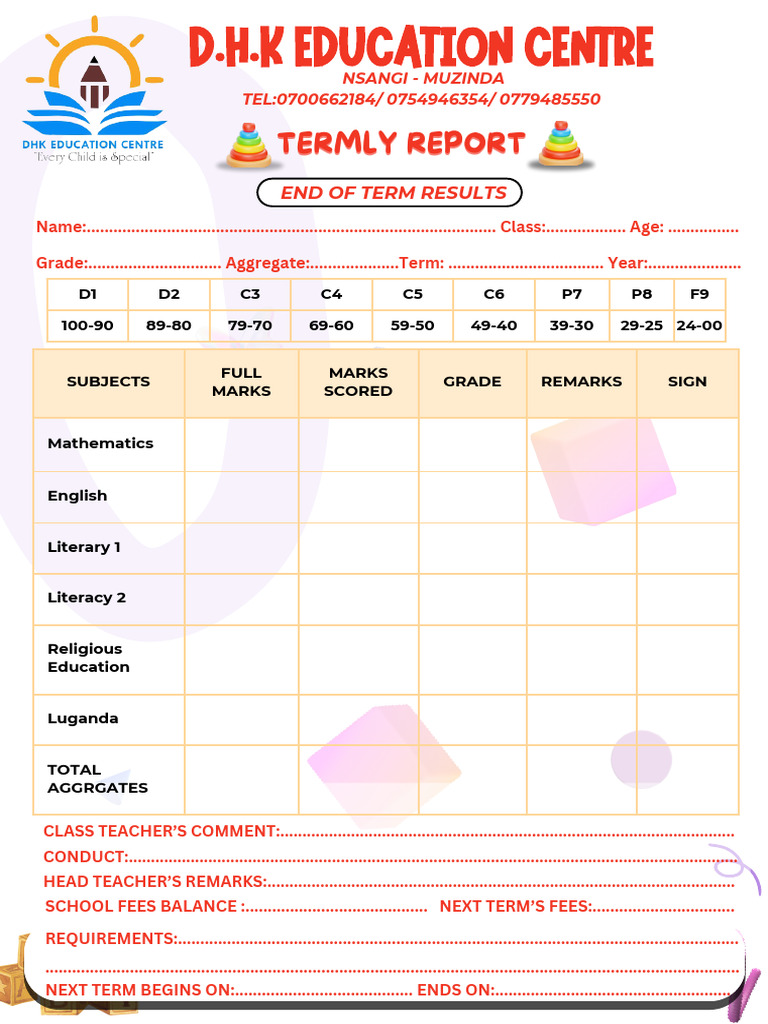 DHK FINAL REPORTS | PDF