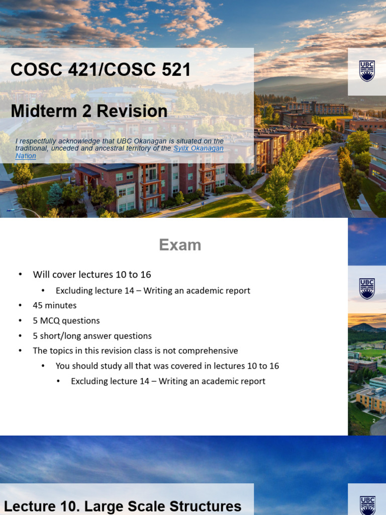 421 Midterm 2 Revision and Practice Questions | PDF | Mathematical ... 421 Midterm 2 Revision and Practice Questions | PDF | Mathematical ...