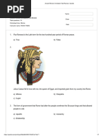Ancient Rome Unit Test Study Guide | PDF | Roman Republic | Ancient Rome