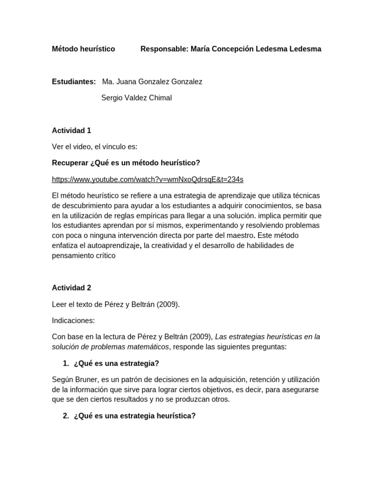 Metodo Heuristicos Pdf Heurístico Método Científico 1289