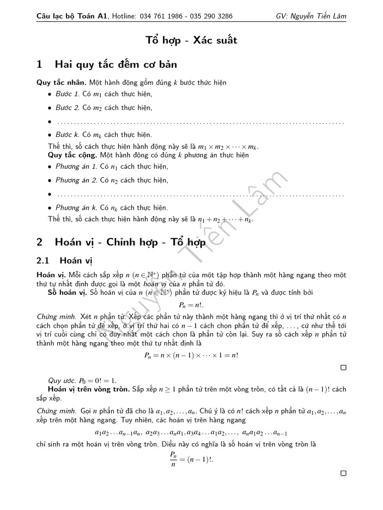 To hop Xac suat | PDF