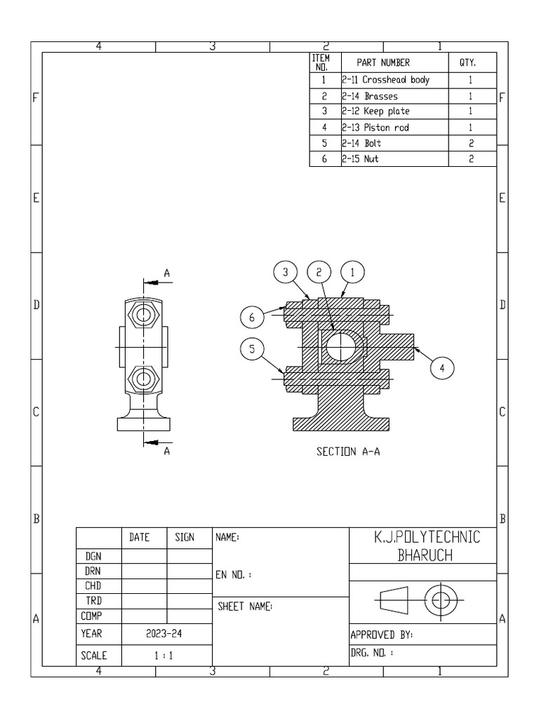 Crosshead Assembly 01 | PDF