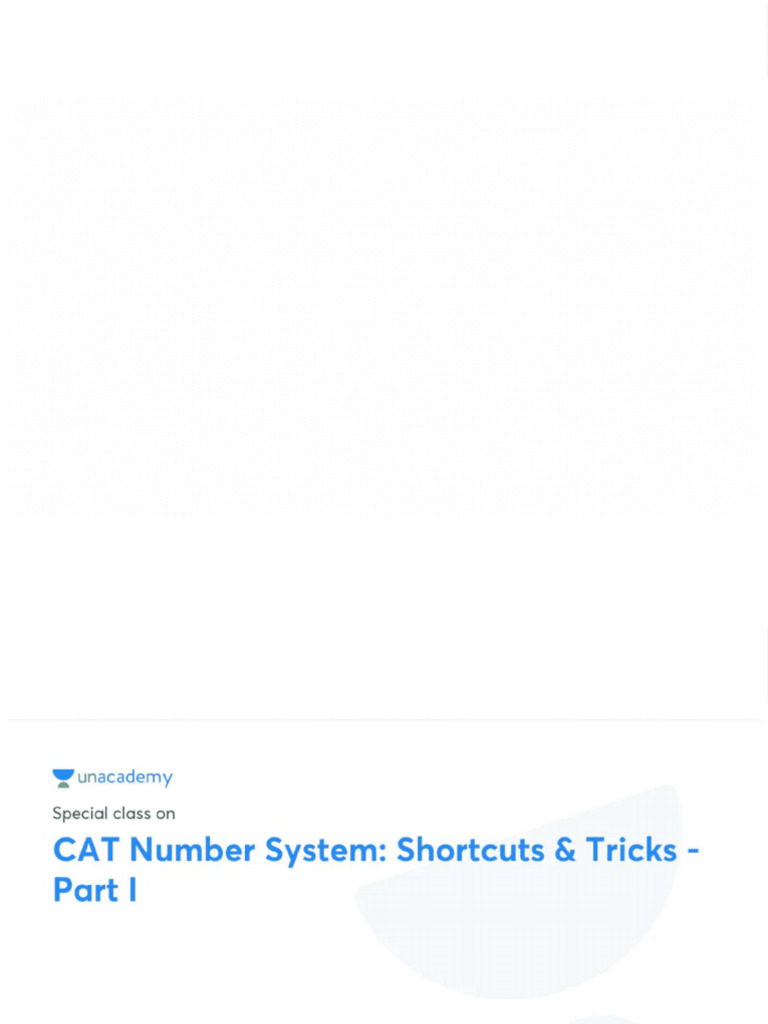CAT_Number_System_Shortcuts__Tricks__Part_I_with_anno | PDF