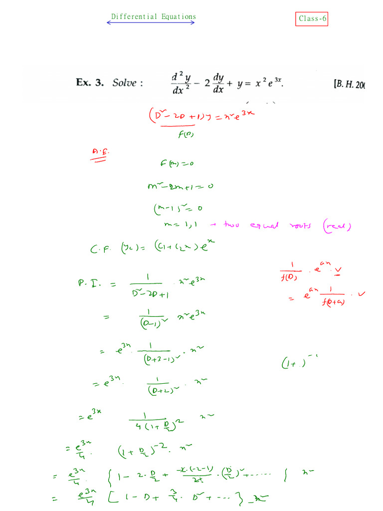 Differential Equations-06 | PDF