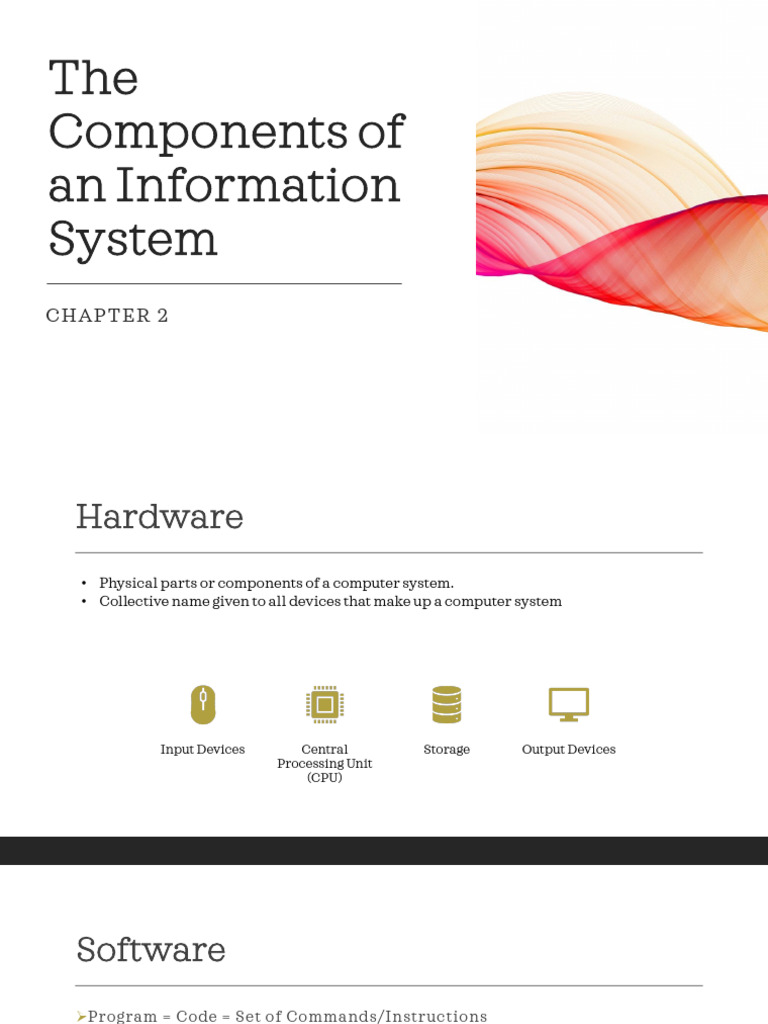 Ch2 - Components of Info System | PDF | Central Processing Unit | Microcontroller