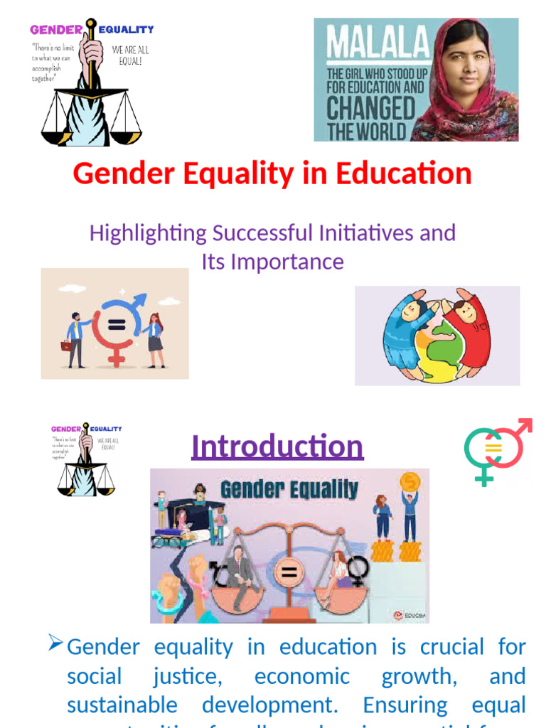 Gender Equality in Education | PDF | Literacy | Gender Equality