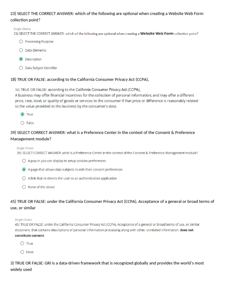 Consent and Preference Management Insights | PDF | Performance ...