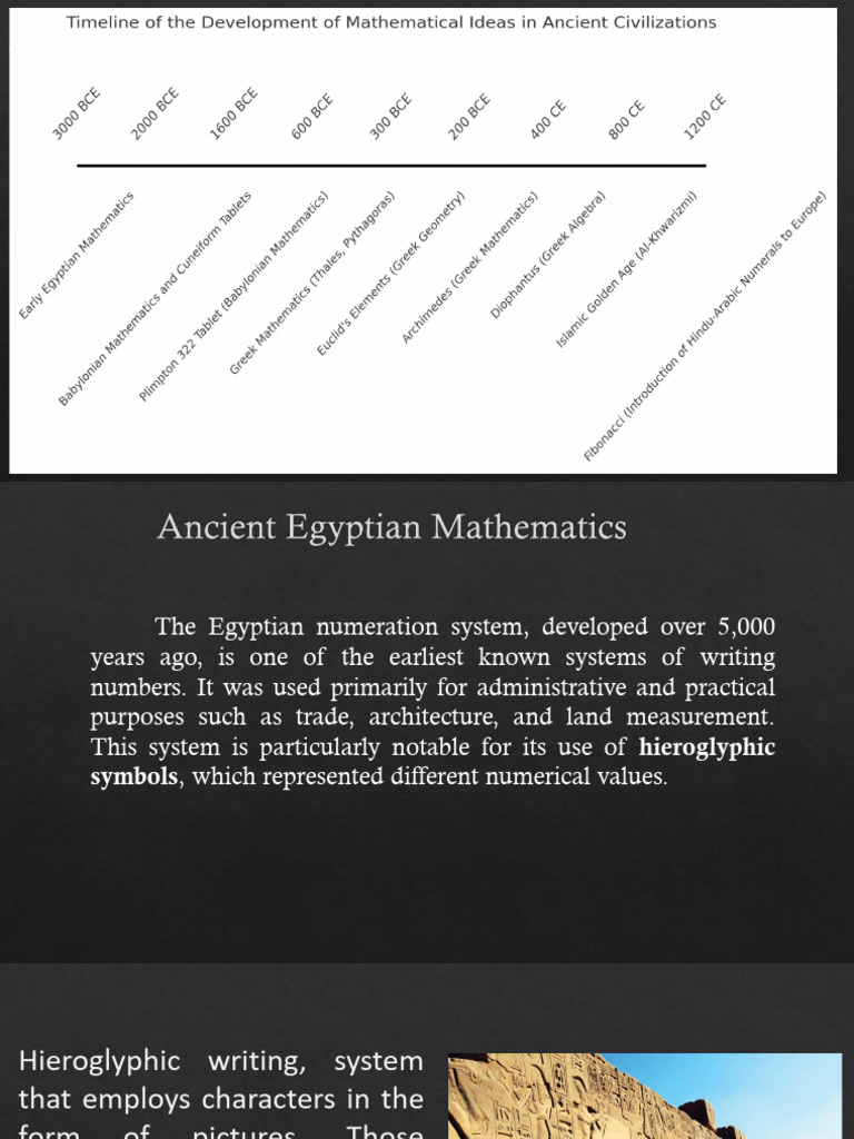 Egyptian and Babylonian Mathematics Overview | PDF | Mathematics