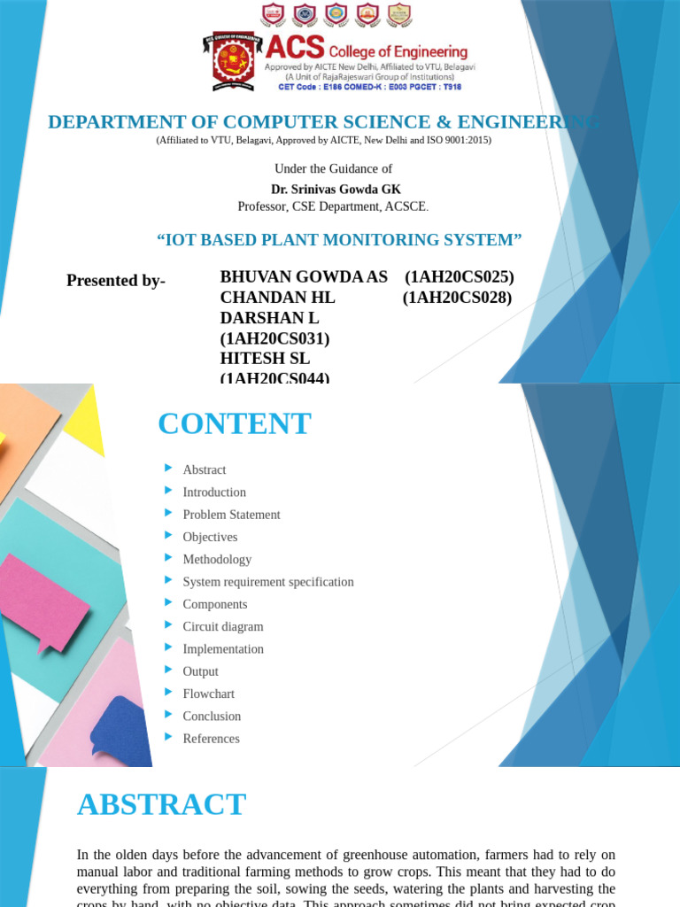 Engineering Final Year | PDF | Internet Of Things | Agriculture