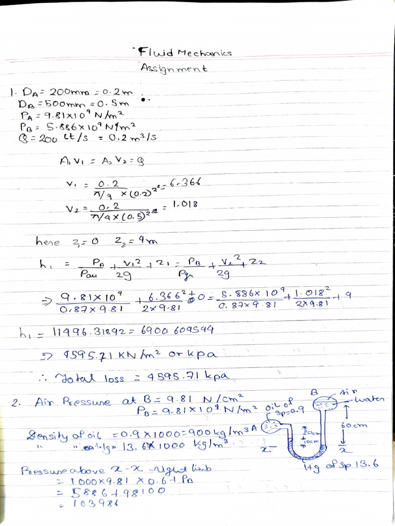 Fluid Assignment | PDF