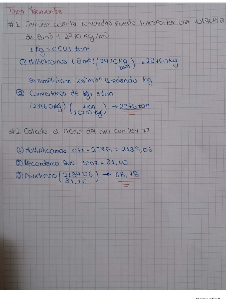 Tarea 4 Yacimientos Alex Naranjo | PDF