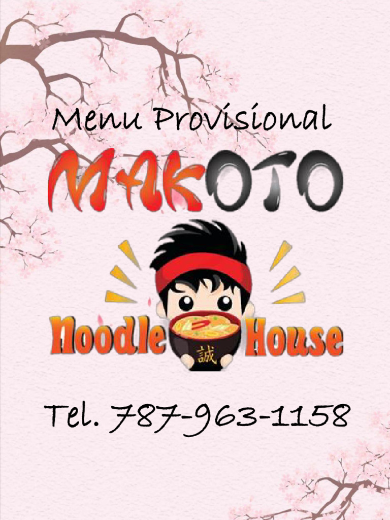 Makoto Menu | PDF | Sushi | Asian Cuisine