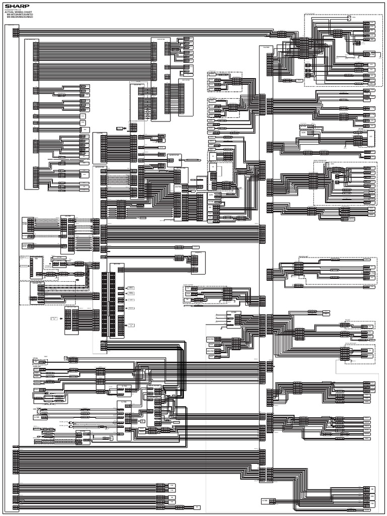 MX-M753 Actual Wiring Chart | PDF