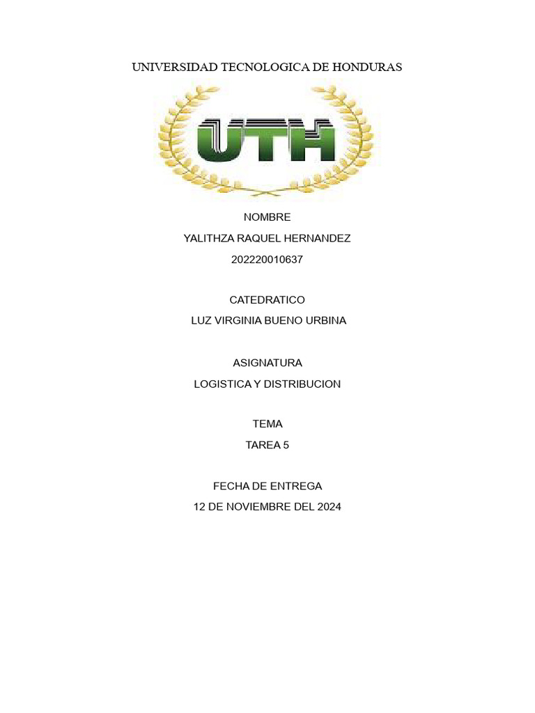 TAREA5 | PDF | Cadena de suministro | Supermercado