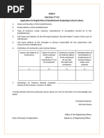 Form Xiv - Employement Card | PDF