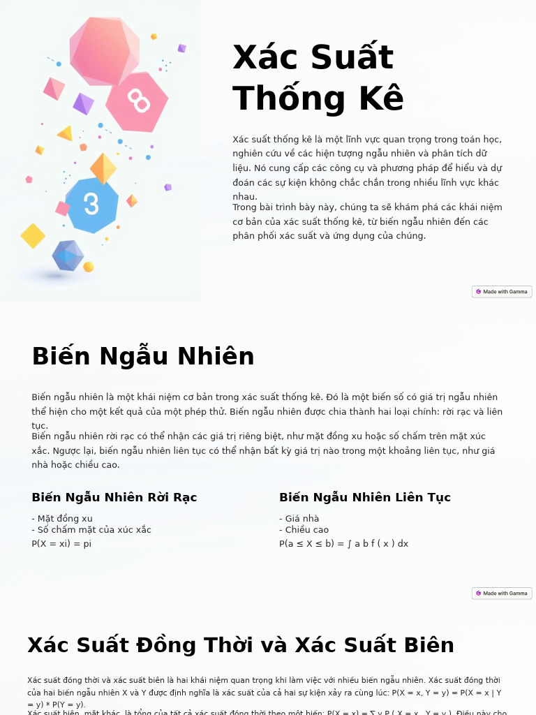 Xac Suat Thong Ke | PDF