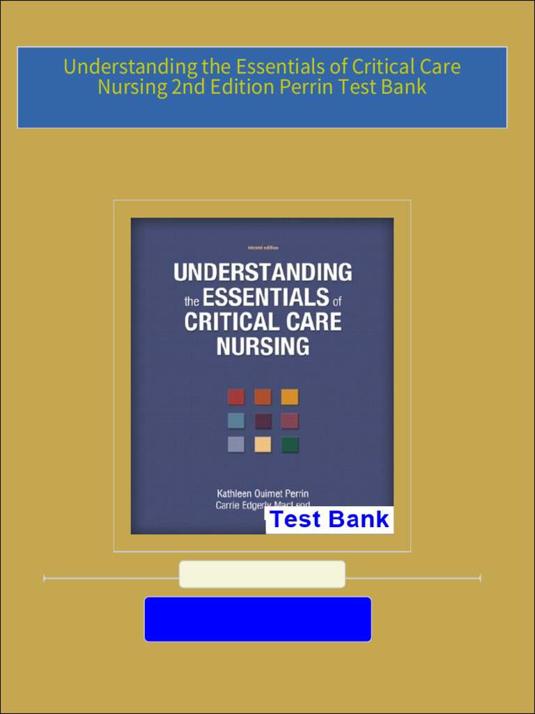 Instant download Understanding the Essentials of Critical Care Nursing ...