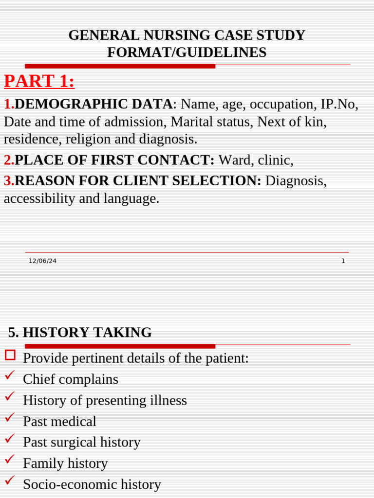 General Nursing Case Study | PDF | Medical Diagnosis | Nursing