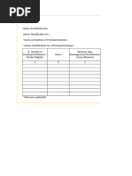 Form Xiv - Employement Card | PDF