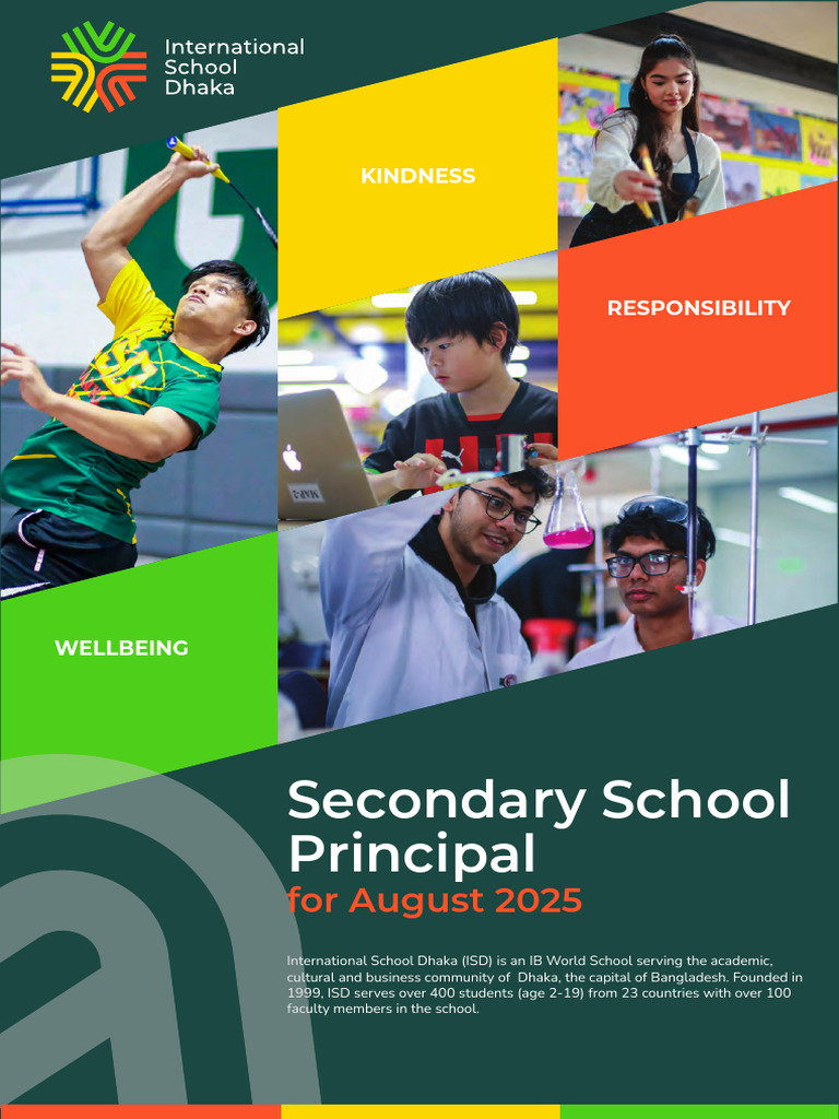 ISD Secondary School Principal Vacancy Announcement | PDF | Educational ...