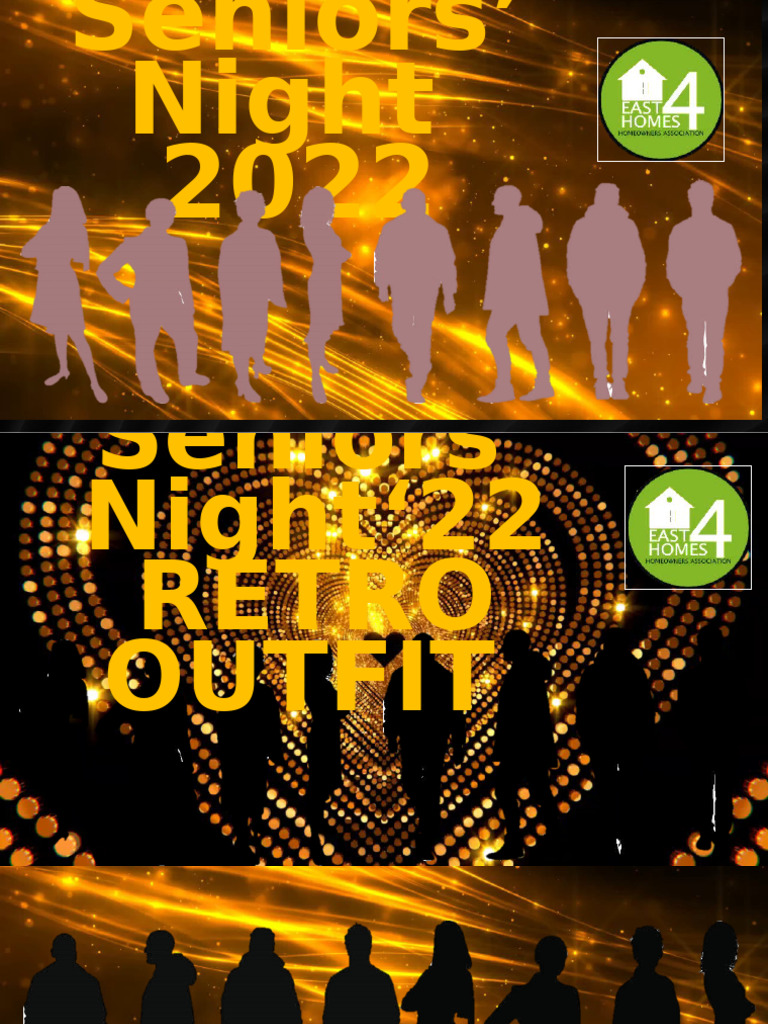 Seniors' Night Stage Background | PDF