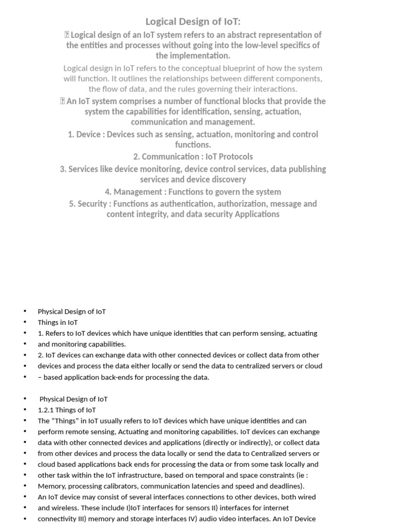 IoT Communication Model | PDF | Internet Of Things | System