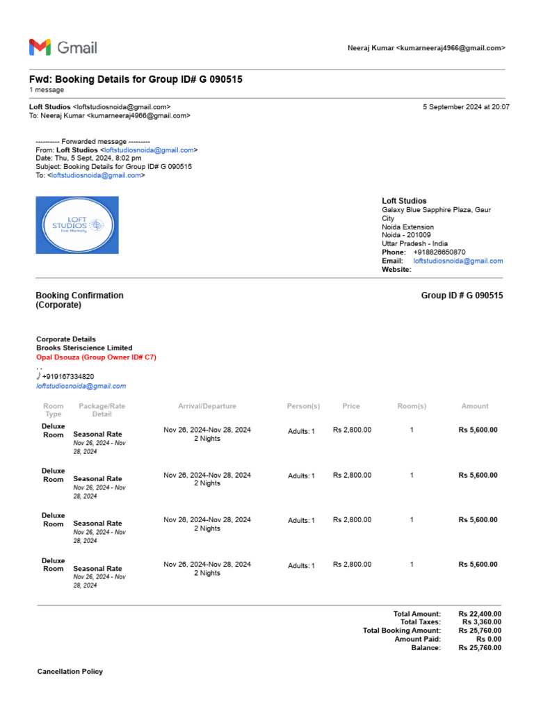 Bookings - Brooks Steriscience | PDF