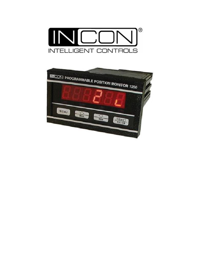 Installation and Programming Manual For Model: Solid State Synchro Indicator For Synchro ...