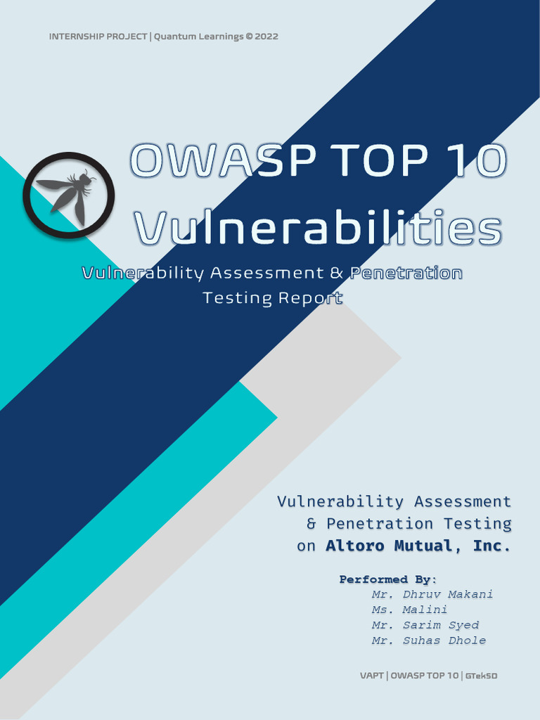 VAPT_Project_Report | PDF | Transport Layer Security | Password
