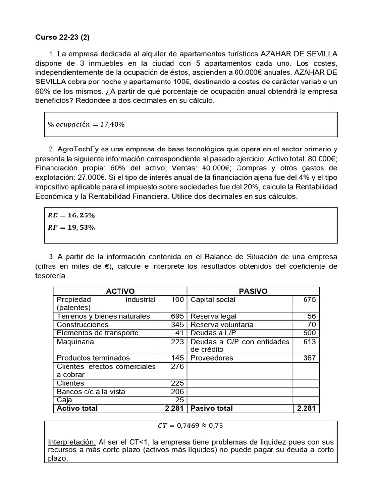 2 Prueba | PDF | Business | Deuda