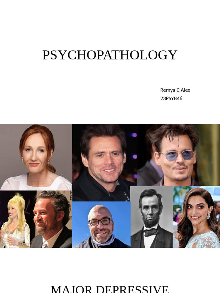 Major Depressive Disorder Overview | PDF | Major Depressive Disorder ...