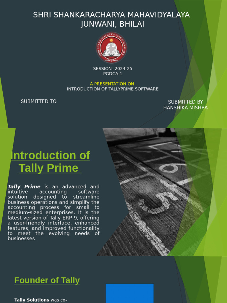 Introduction to Tally Prime Software | PDF | Debits And Credits | Business