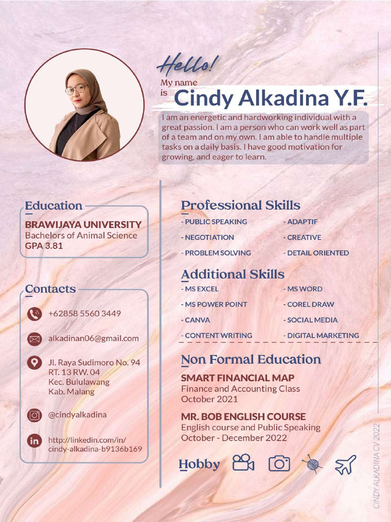 Cindy Alkadina CV | PDF