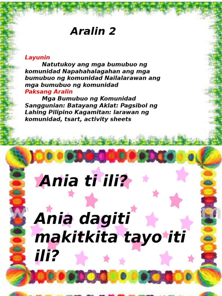 Araling Panlipunan Aralin 2 | PDF