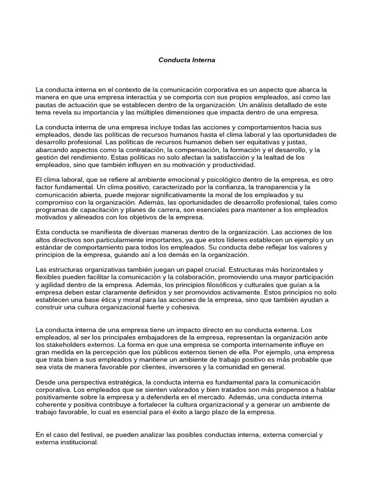 Diagnostico TP Final | PDF | Comportamiento | Business