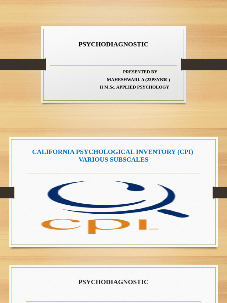 Mahi - Psychodiagnostic - 091328 | PDF | Psychology | Psychological ...