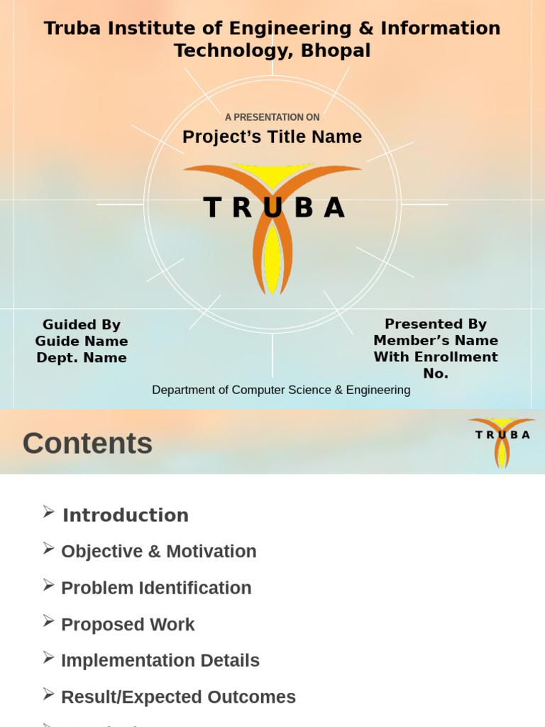 Minor Project Presentation Template | PDF