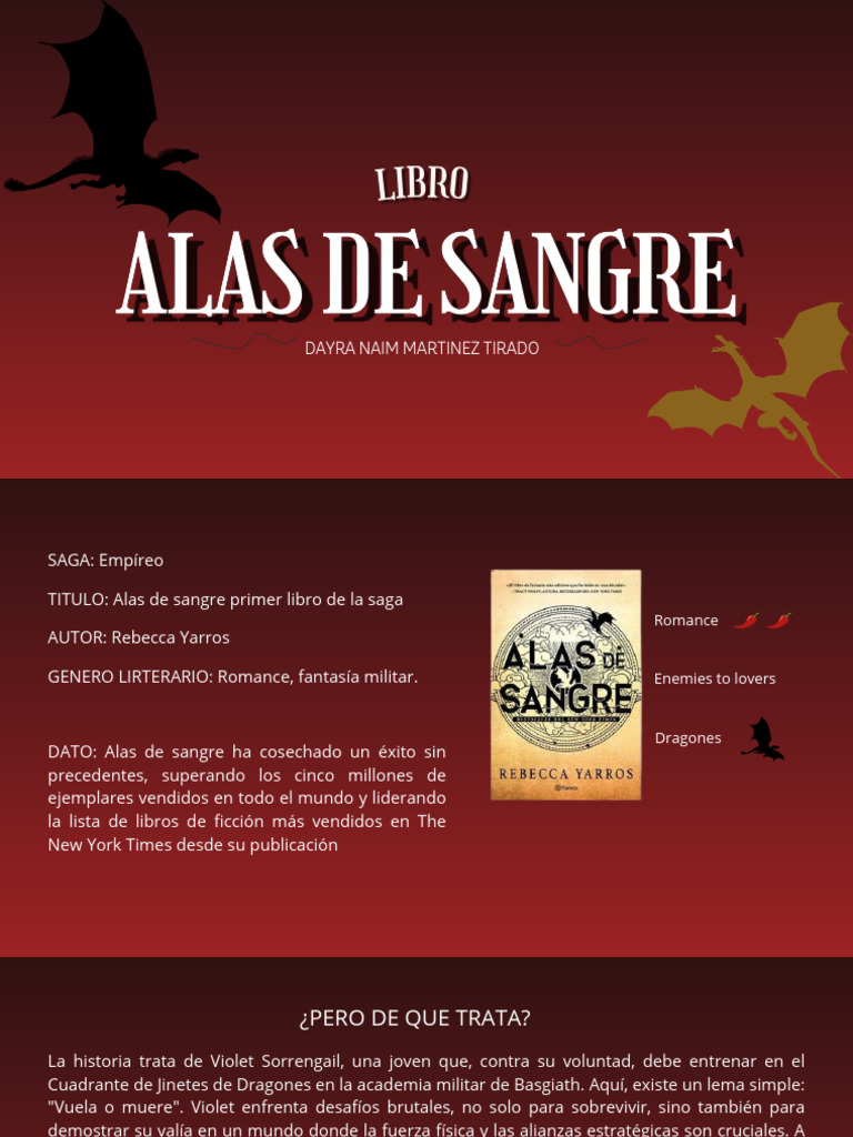 Alas de Sangre: Saga Empíreo I | PDF