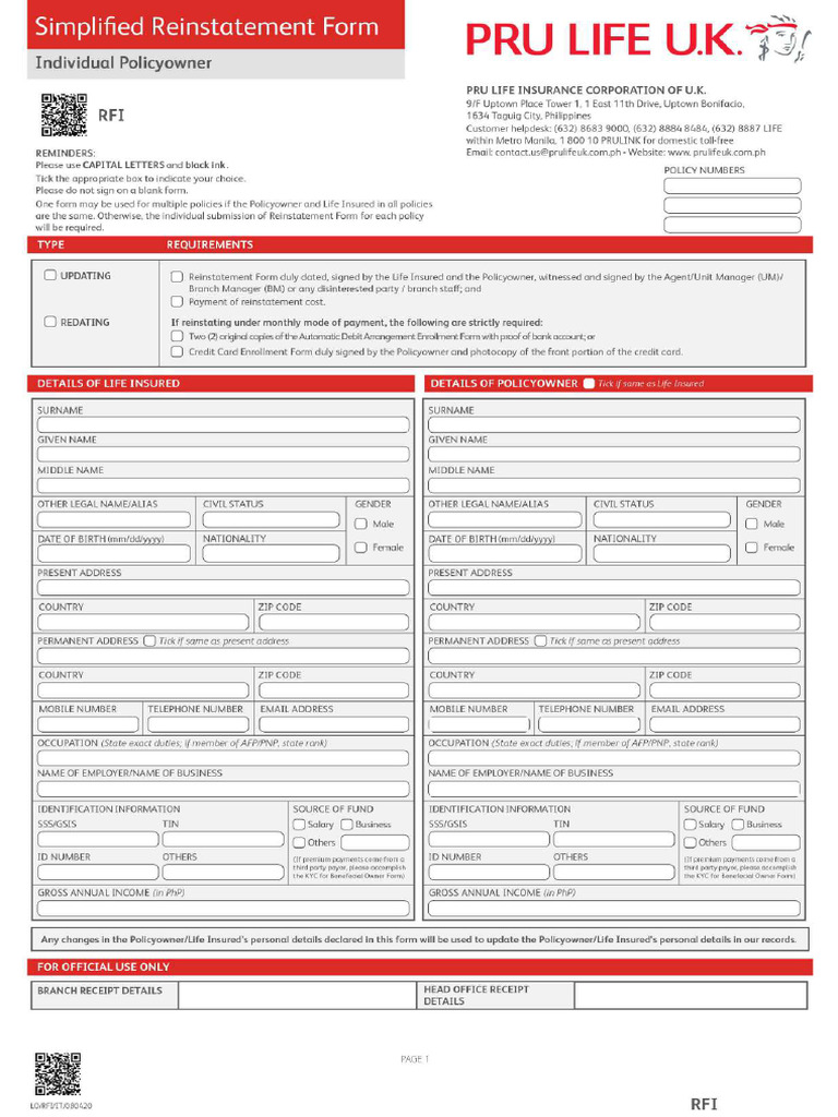 Simplified-Reinstatement-Form-for-qualified-policies-1 | PDF