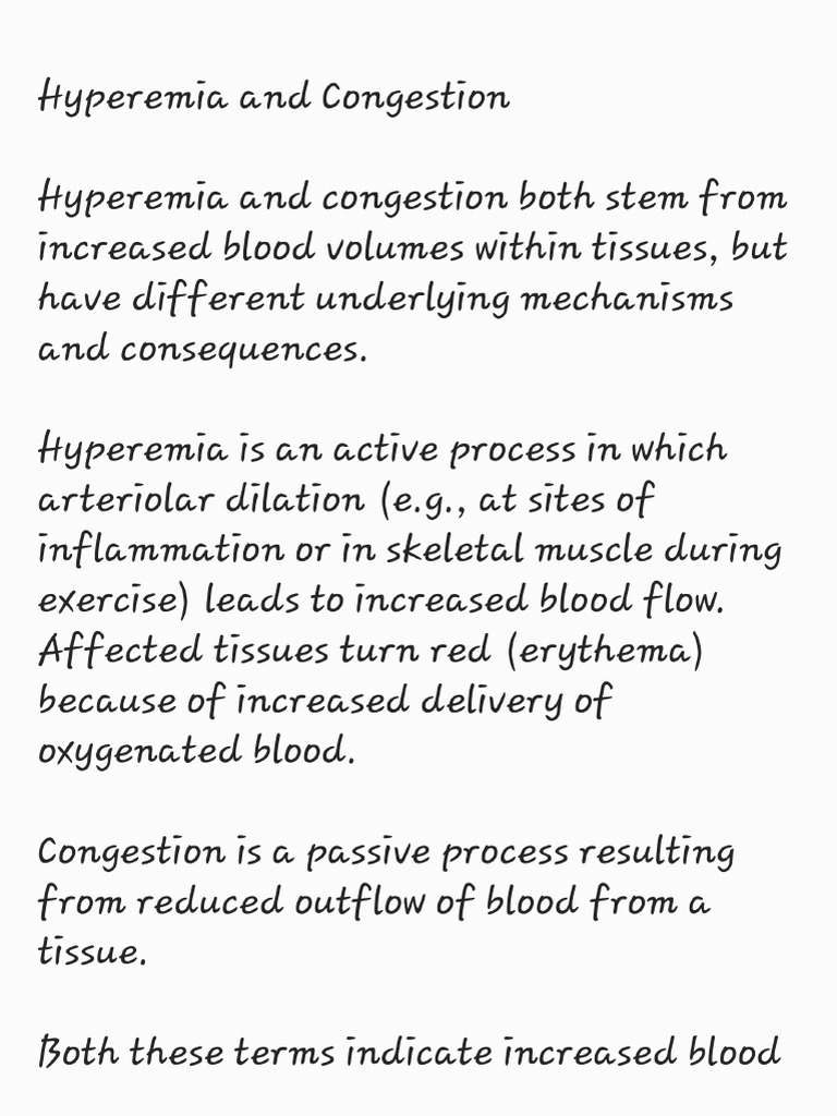 Hyperemia | PDF