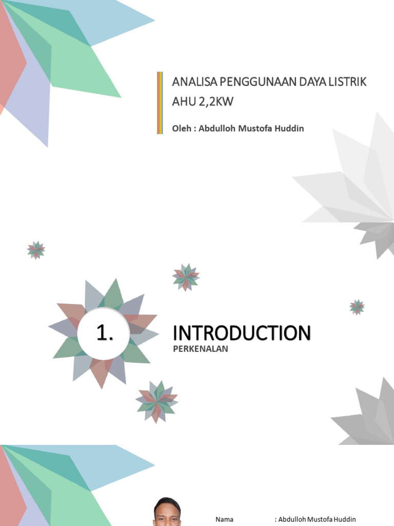 ANALISA DAYA LISTRIK AHU 2,2kW | PDF