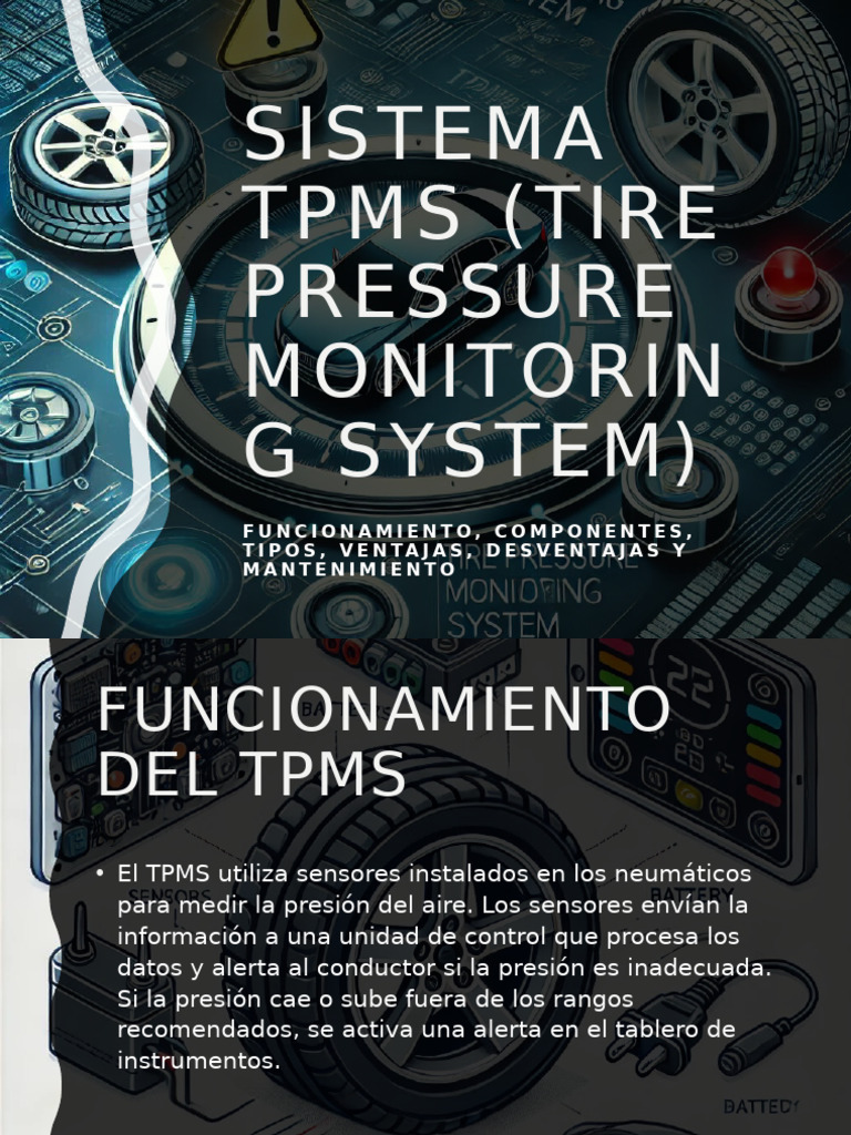 TPMS CEDVA | PDF | Neumático | Sensor