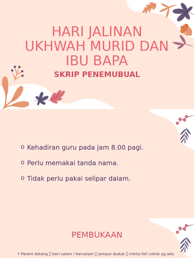 Skrip Penemubual Ibu Bapa | PDF | Planets | Solar System