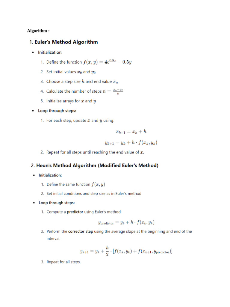 Exp 10 Algorithm by me | PDF
