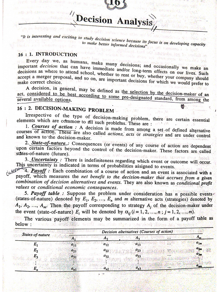 decision analysis (1) | PDF